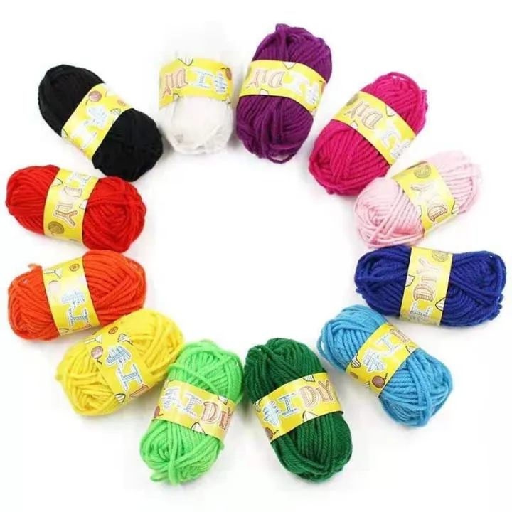 12pcs/pack Yarn Assorted Colors | Lazada PH