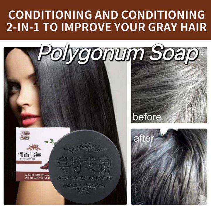 Polygonum Soap Multiflorum Shampoo Bar Handmade Hair Soap 100g ...