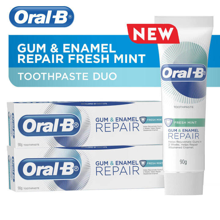 Oral B Toothpaste Fresh Mint 90g Duo | Lazada PH