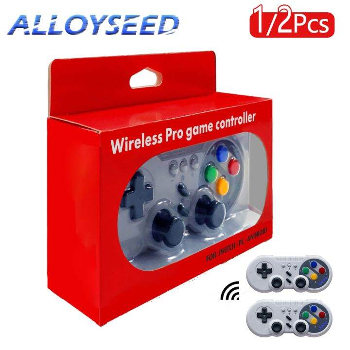 1/2Pcs Wireless Gamepad Retro Game Console Joystick Controller for Nintendo Switch PC with Dual ...