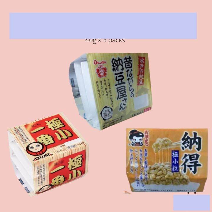 Natto Premium Japanese Fermented Soybeans 40g x 3 packs METRO MANILA ...