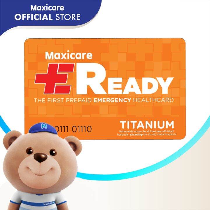 ♀Maxicare EReady Titanium Prepaid Health Card HMO Emergency | Lazada PH