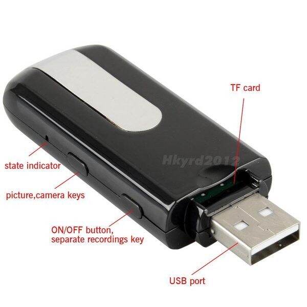 Kamera Mini, USB Disk Flash Drive HD DVR DV Perekam Pinhole Kamera Mini ...