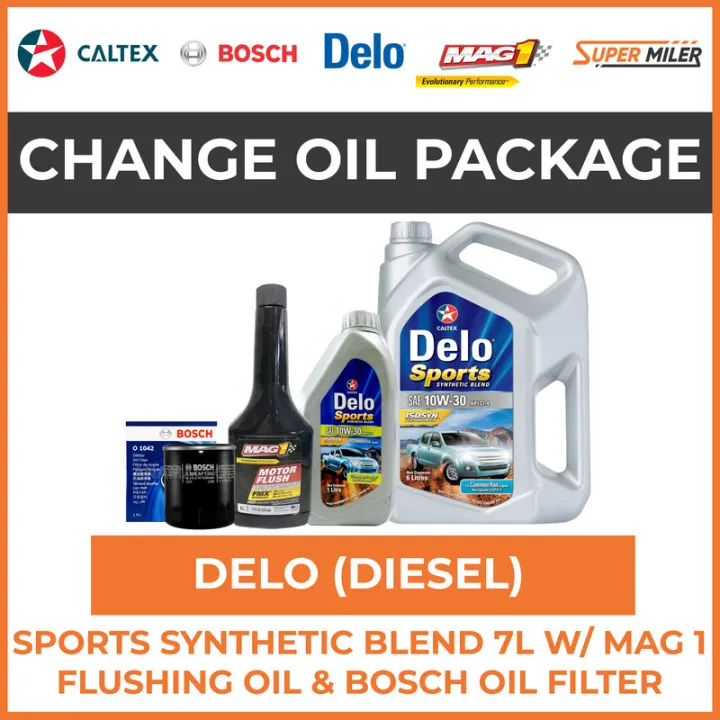 Delo® Sports Synthetic Blend SAE 10W-30 7 Liters - Diesel Car Change ...