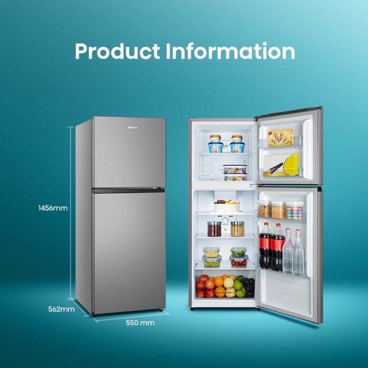 Hisense 2 Door 240L Fridge / Refrigerator / Peti Sejuk RT266N4CGN | Lazada