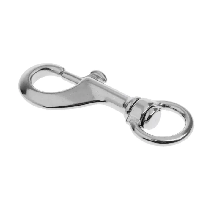 Moon Whistle Marine Stainless Steel Round Eye Swivel Bolt Snap Hook Dog ...