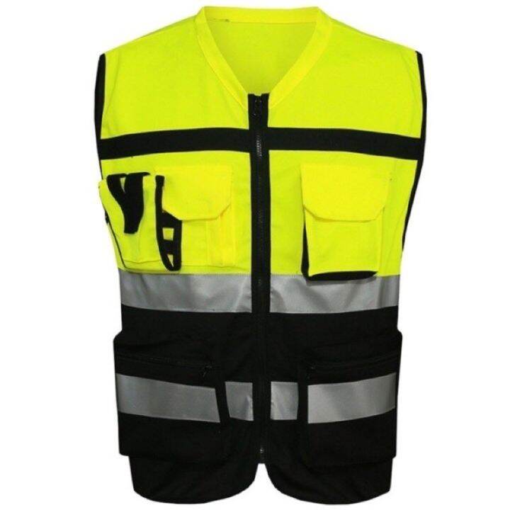 【Ready Stock】 Reflectorized Vest for Construction, Bikers, Drivers with ...