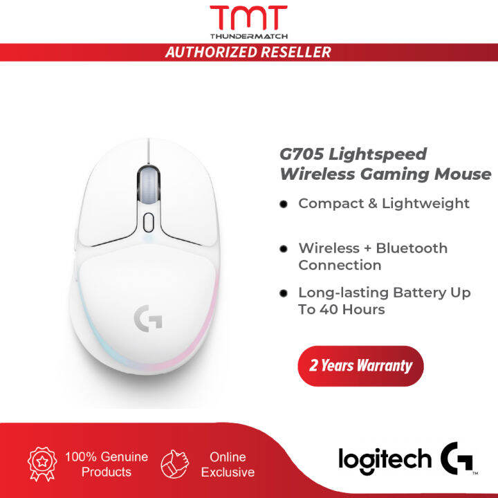 Logitech G705 Wireless Gaming Mouse, Customizable LIGHTSYNC RGB ...