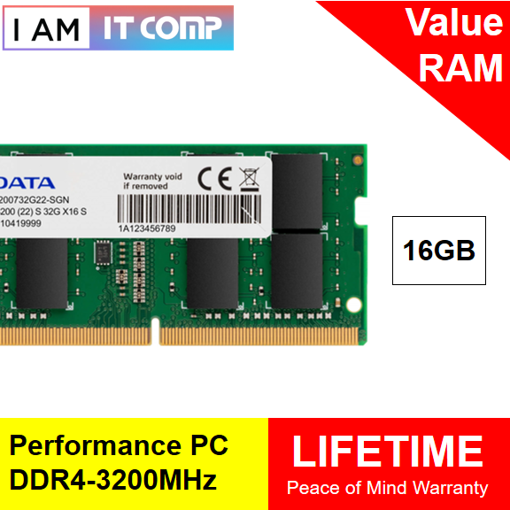 ADATA 16GB DDR4 3200 SODIMM RAM | Lazada