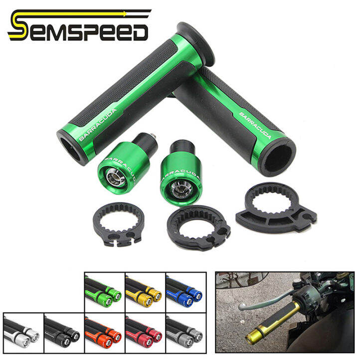 SEMSPEED Universal 7/8 ''22Mmรถจักรยานยนต์บาร์ยึดปลายจับที่จับราวสำหรับ ...