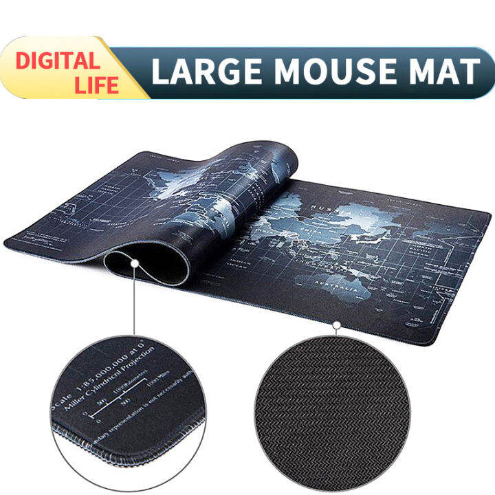 【Local Delivery】Original Mouse Mat Large World Map Mouse Mat Extended ...