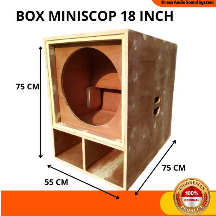 Box Sound System Speaker Subwofer Miniscop 18 Inch Triplek 18mm | Lazada Indonesia