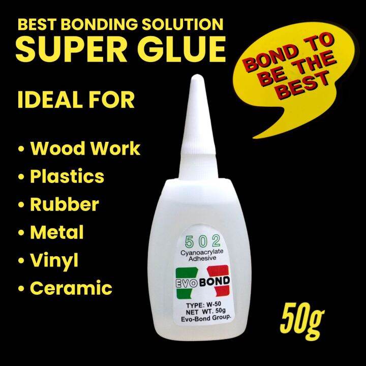 EVO BOND Cyanoacrylate Evobond Adhesive Super Glue 50g | Lazada PH
