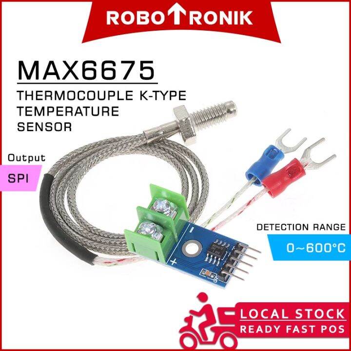 Thermocouple Temperature Sensor K-type Probe w MAX6675 Module | Lazada
