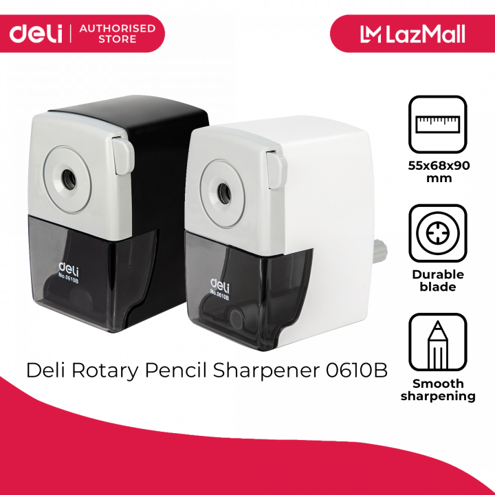 Deli 0610B Rotary Pencil Sharpener | Lazada PH