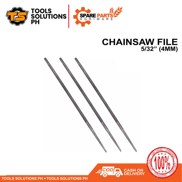 5/32" / 4.0mm [3 pcs/set] Chainsaw Round File (Kikil) / Round File for ...