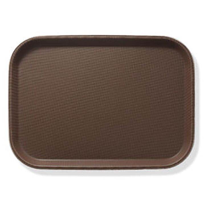 RECTANGULAR BAR TRAY serving plate tray brown plastic | Lazada PH