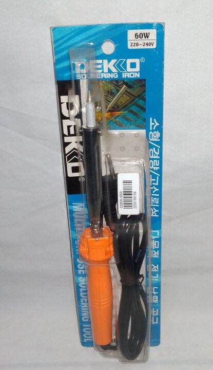 Solder DEKKO 60 Watt DEKKO SOLDERING IRON Original | Lazada Indonesia
