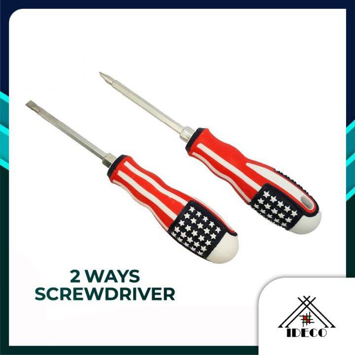 iDECO 2 Ways Magnetic Screwdriver Philips Screwdriver American Flag ...