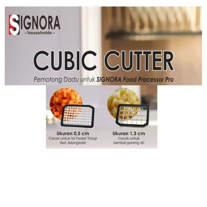 Cubic Cutter Signora Food Processor Pro | Lazada Indonesia