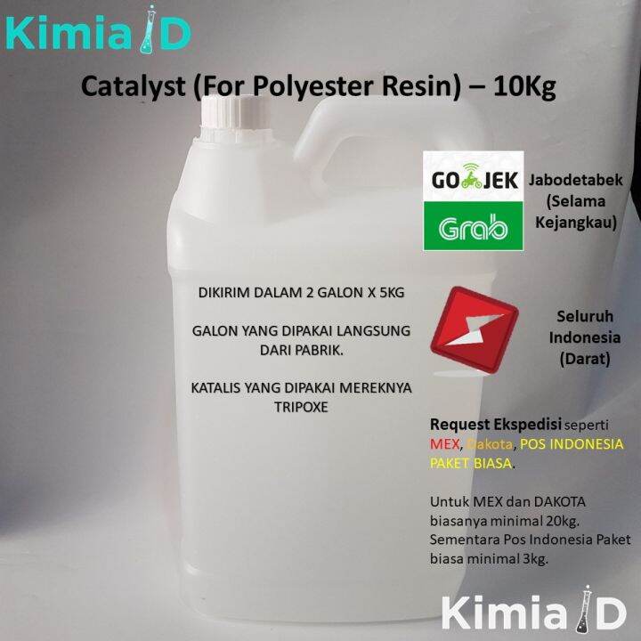 Catalyst - 10 Kg - Katalis Resin - Pengeras Resin Polyester - Resin ...