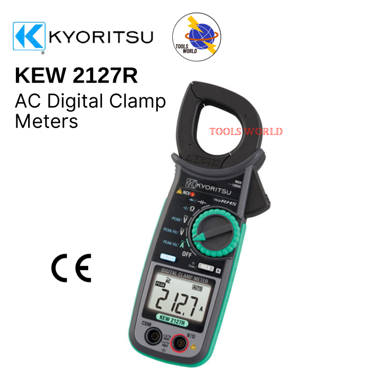 Kyoritsu KEW 2127R True RMS AC Digital Clamp Meter ~Original ~ 1 Year ...