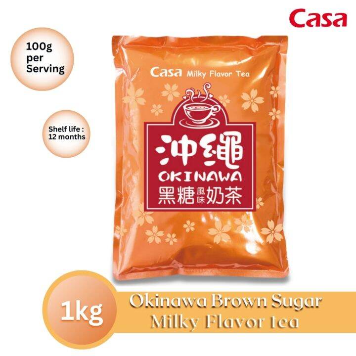 Casa Milk Tea Powder Okinawa 1kg | Lazada PH