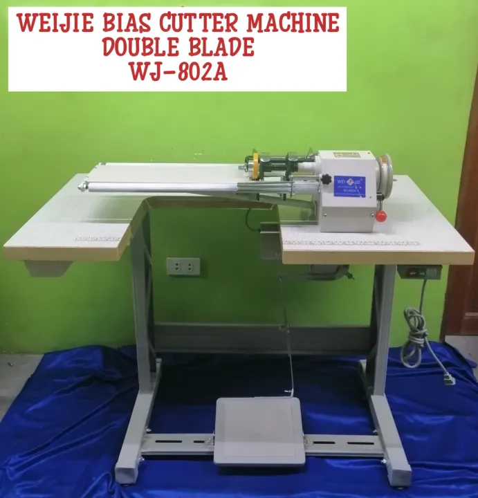 MACHINE/WEIJIE MODEL WJ-802A BIAS CUTTER MACHINE DOUBLE BLADE (BRAND ...