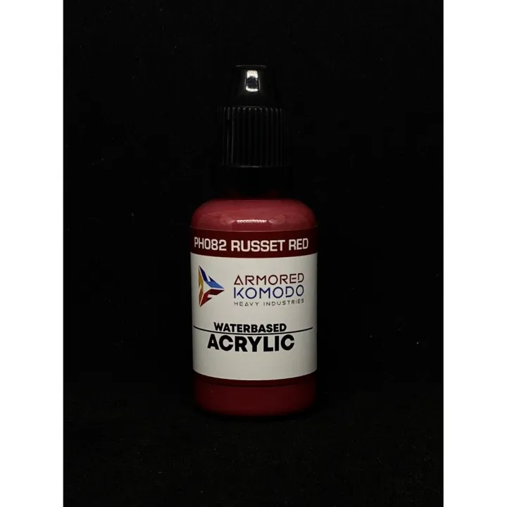 Russet Red PH082 Waterbased Acrylics 30ml Armored Komodo | Lazada PH