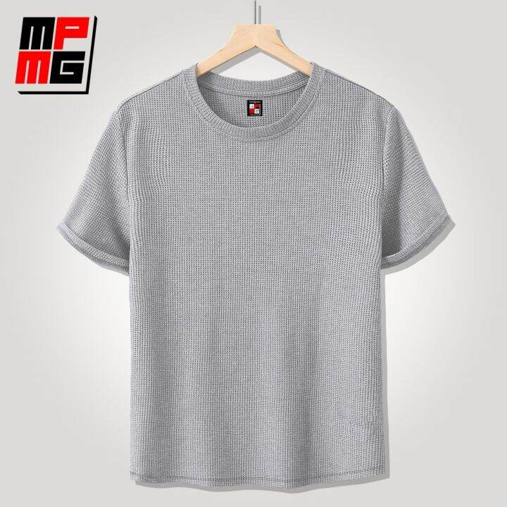 MPMG Letter Patched Detail Basic Shirt Oversized Tshirt Unisex | Lazada PH