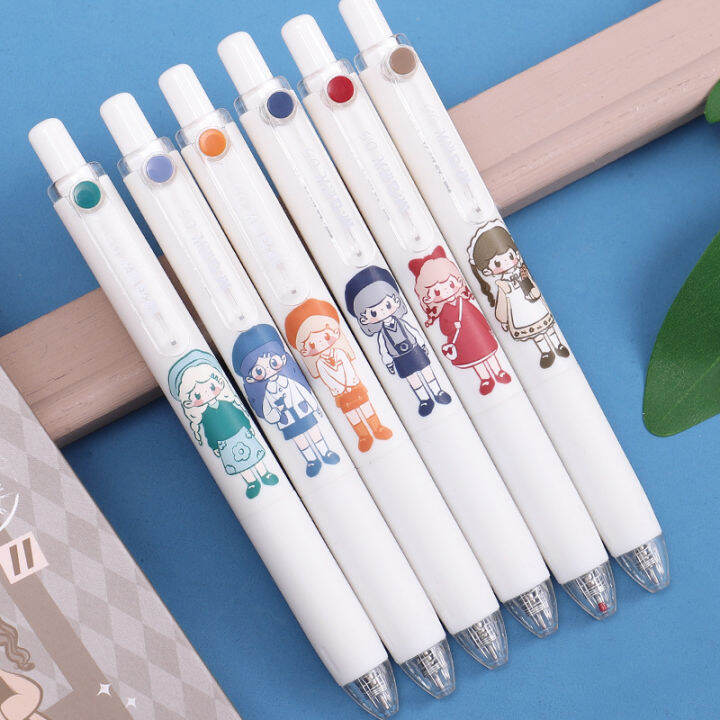 เคสสาวน่ารักสุดสร้างสรรค์ Xiao Pang Ding Chenguang ปากกาเรียบและไม่แห้ง ...