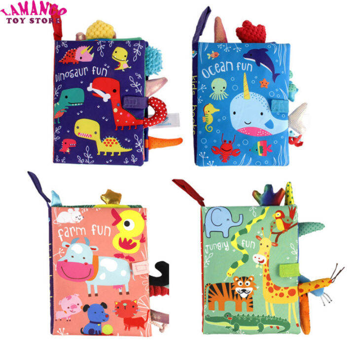 Educational Cloth Book Parent-child Interactive Sound Paper Baby Book ...