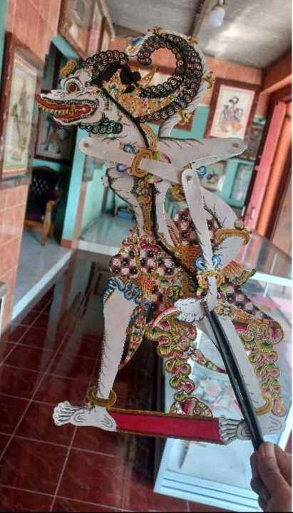wayang anoman alusan grade 1 - wayang kulit asli | Lazada Indonesia