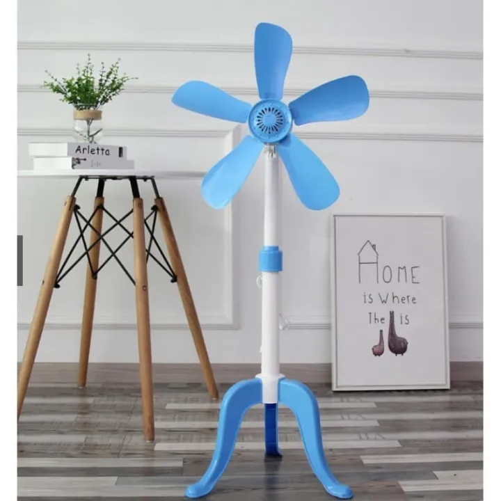 YQ 5 Blades Stand Fan Portable Stand Fan Foldable Stand Fan Electric ...