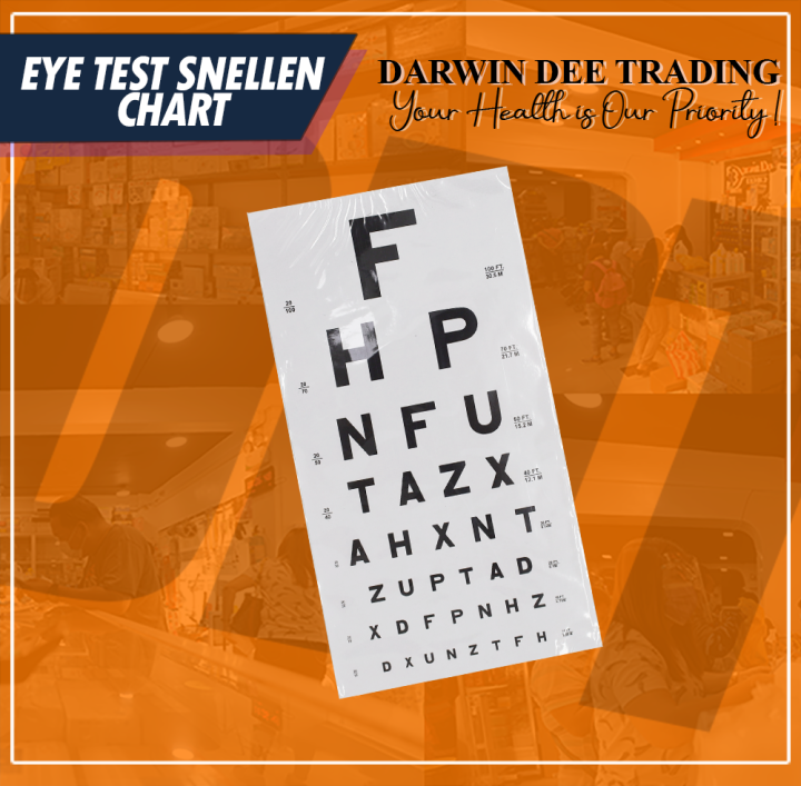 EYE TEST SNELLEN CHART SMALL | Lazada PH