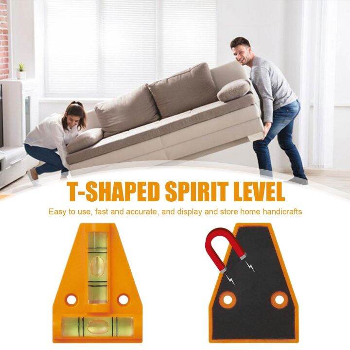 Magnetic Horizontal Plastic Mini T Type Spirit Level T type Scope ...