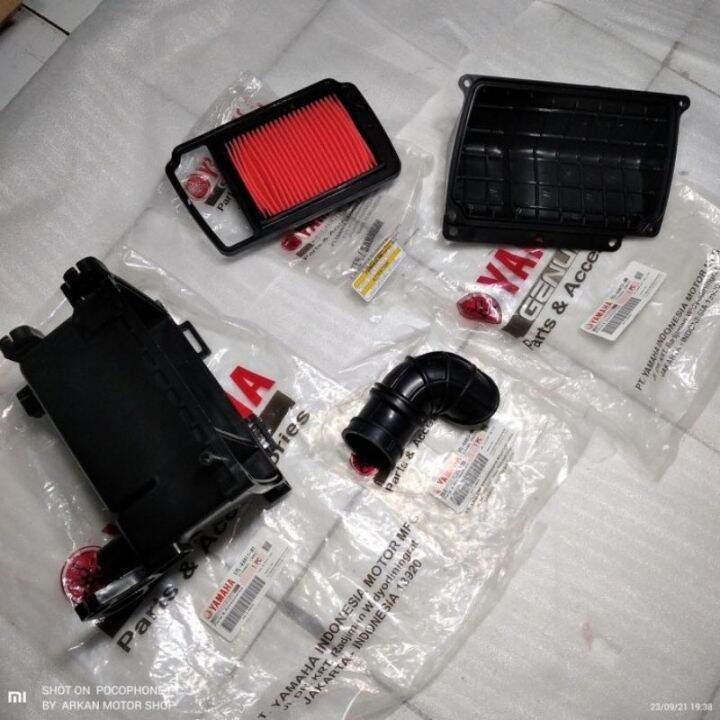Air FILTER BOX SET MIO KARBU SPORTY SMILE ORI YGP Tube FILTER AIR ...