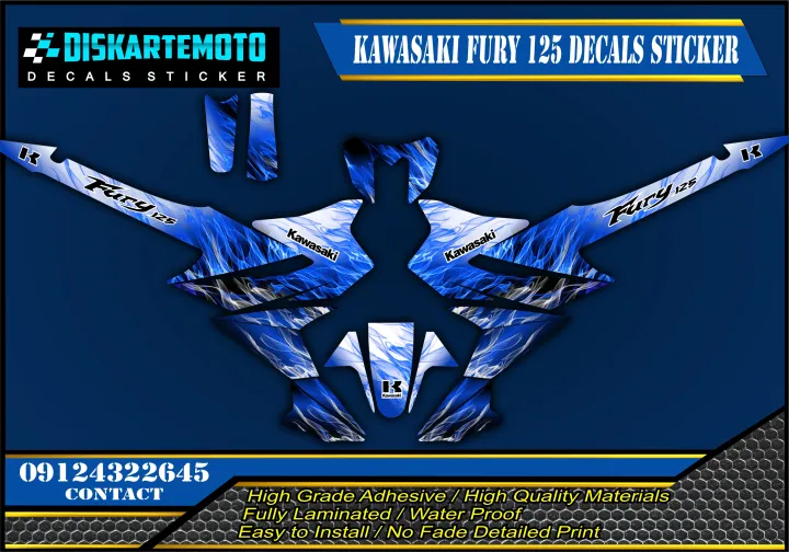 Kawasaki Fury 125 Decal Sticker | Lazada PH