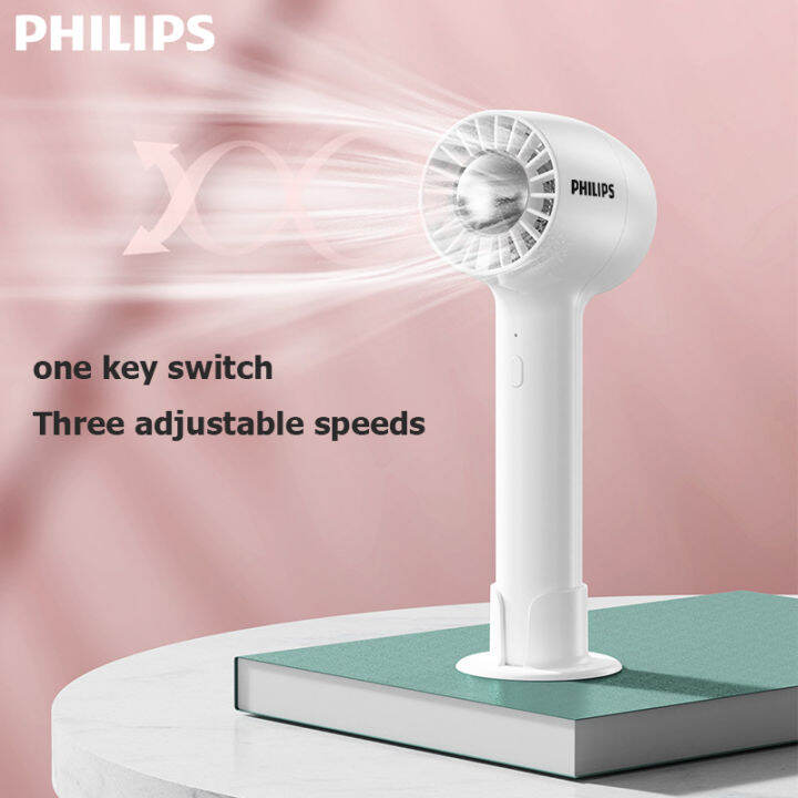 Philips Mini portable rechargeable fan that can be placed on the table ...