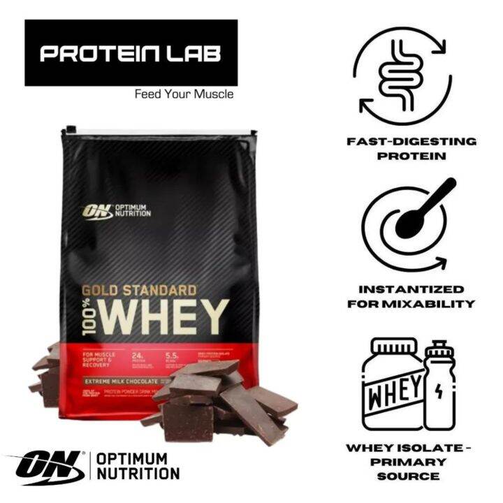 Optimum Nutrition (ON) Gold Standard Whey Protein (10LBS) | Lazada