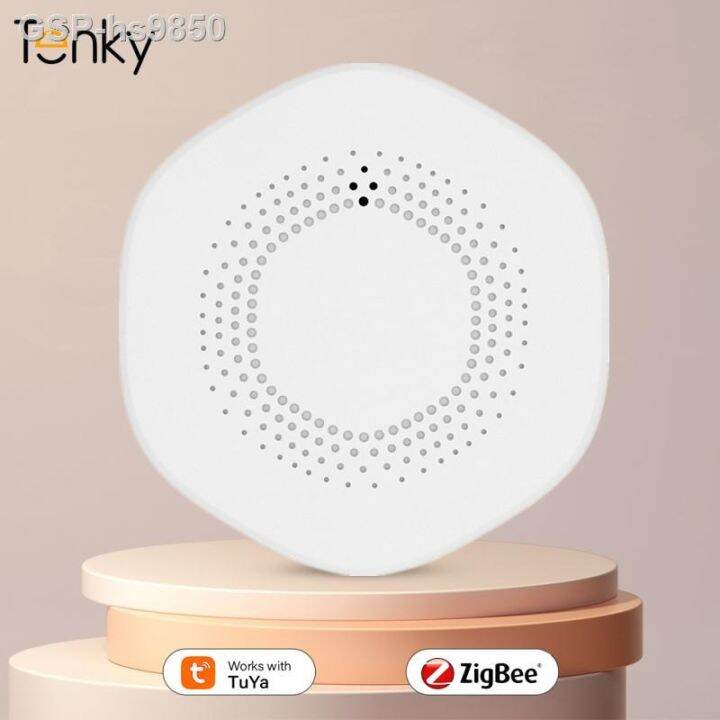 Tenky Tuya Zigbee SHT30ตรวจสอบความแม่นยำสูงชิปในร่มระบบเตือนภัย T H ...