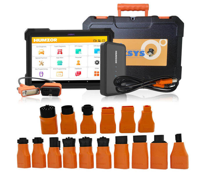 Humzor NS566S 24V Heavy duty Truck Scanner Commercial Vehicles Diesel ...