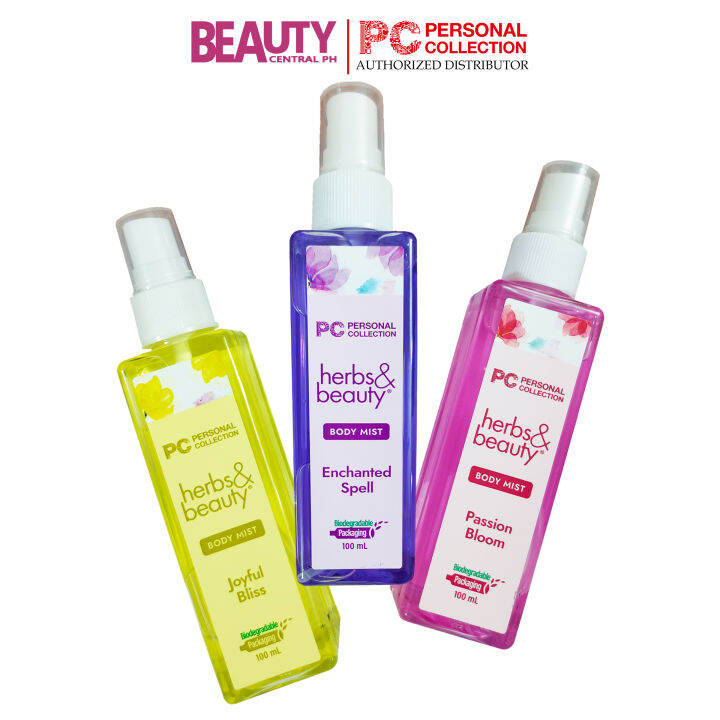 Herbs & Beauty Body Mist Perfume 100ml Personal Collection | Lazada PH