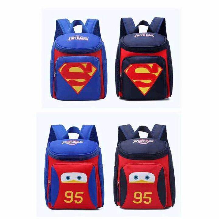 ☞Small Backpack for kids Superman Mc queen♡ | Lazada PH