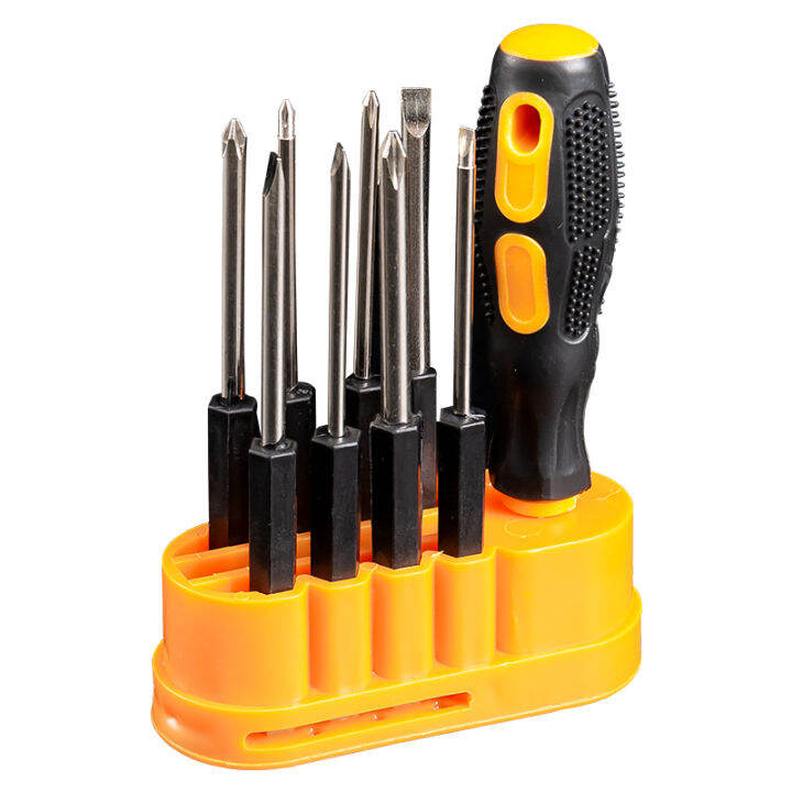 ISKU 10 in 1 Obeng satu set komplit serbaguna murah magnet /obeng ...