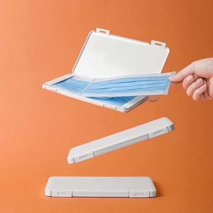 Portable Face Mask Storage Case Dust proof Carry Box Masks | Lazada PH