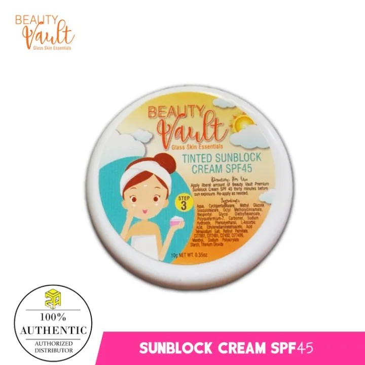 Beauty Vault Pearl White Sunblock Cream 10g | Lazada PH