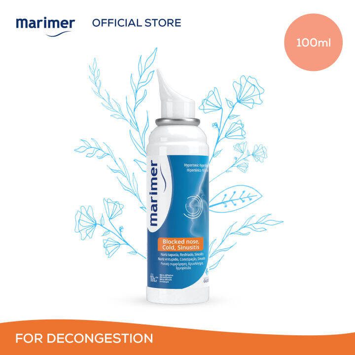 Marimer Adult Blocked Nose Spray 100ml (Hypertonic) | Lazada PH