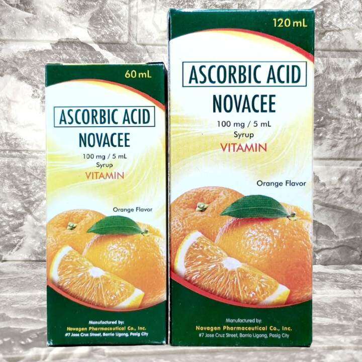NOVACEE (Ascorbic Acid) 60mL / 120mL Syrup | Lazada PH