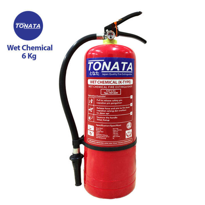 APAR 6 kg Tonata Wet Chemical K-Type / Set Komplit Tipe K | Lazada ...